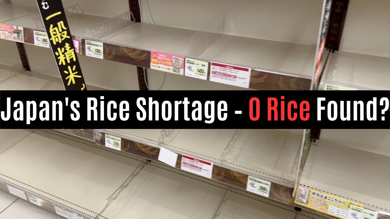 I Investigated Japan's Rice Shortage by Visiting Multiple Grocery ...