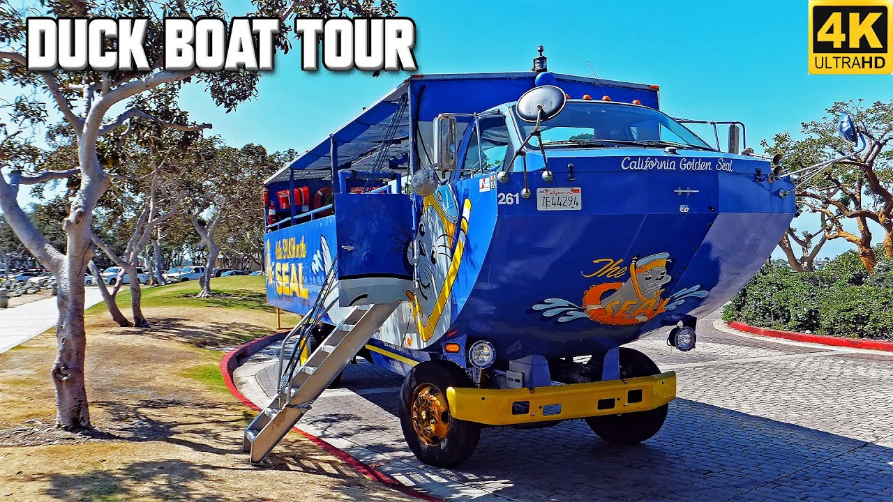 DUKW Duck Boat Tour | Seal Tours San Diego | Amphibious Hydra-Terra 4K ...