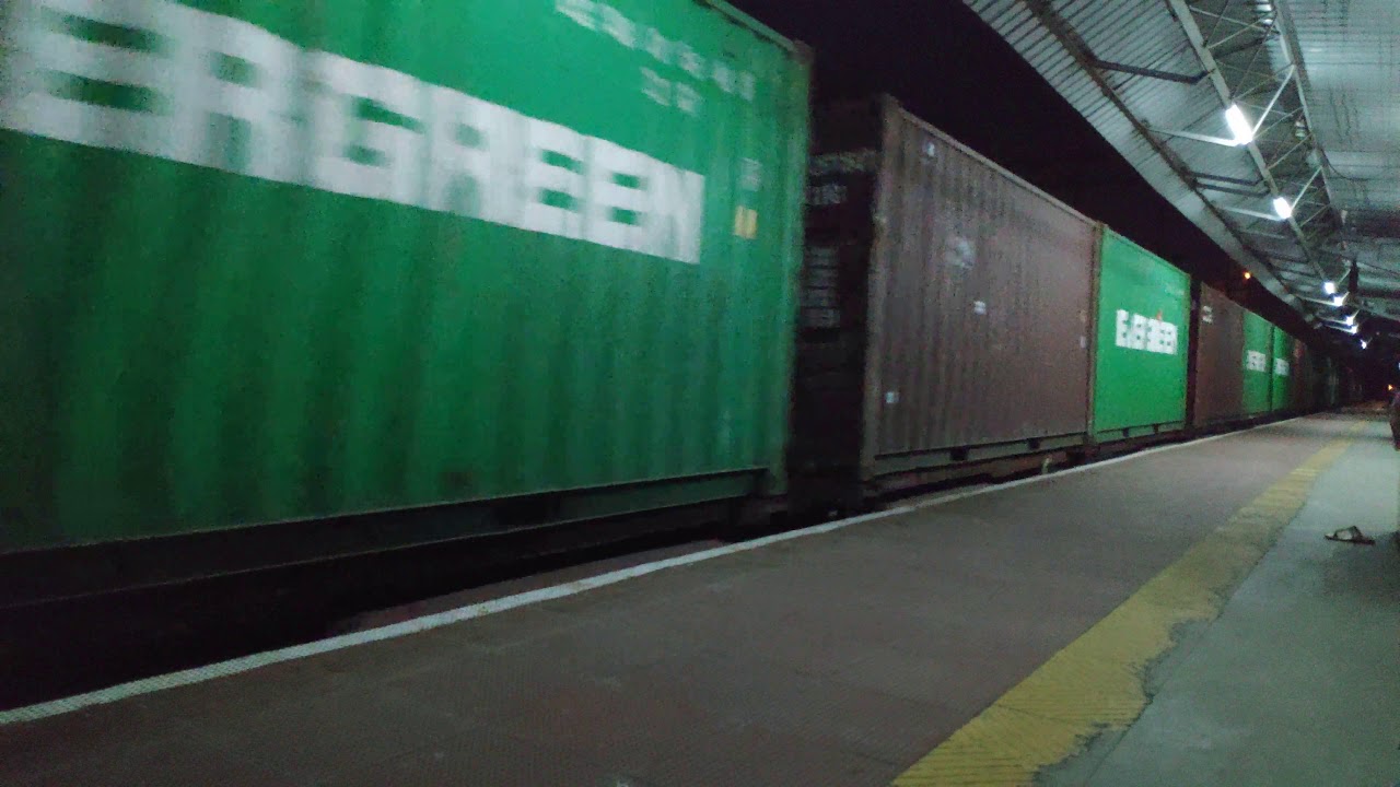 CONCOR Freight Hauled with Twins GTL WDG3A Skip Kasarwadi Indian ...