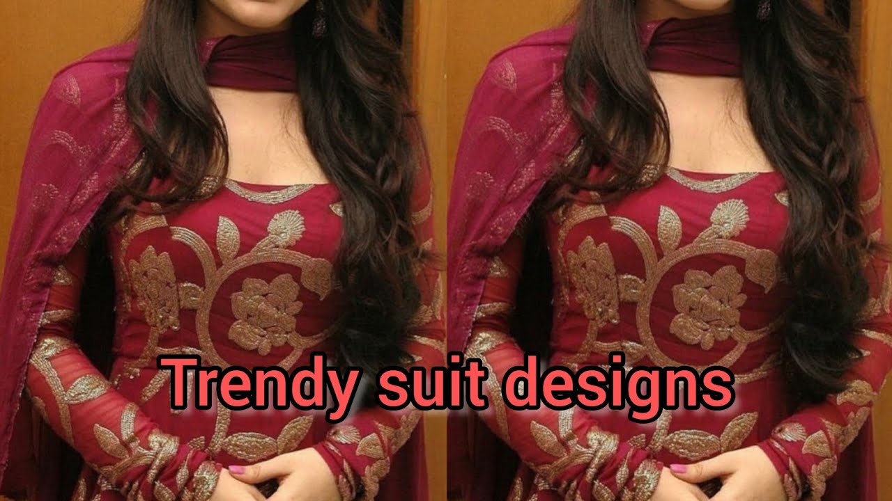 Trendy suits designs 2023-24 | Trending suit design colour | Designer ...