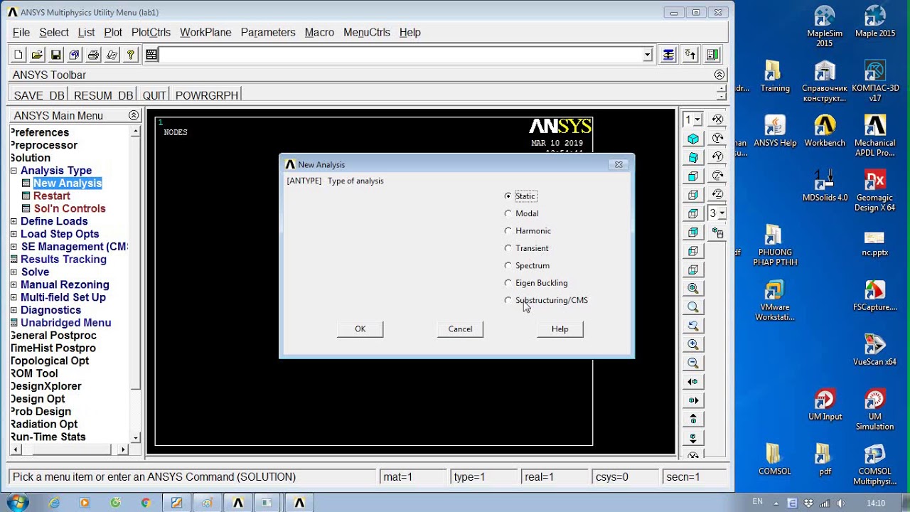[ANSYS APDL – LAB 1] Dựng hình phẳng đơn giản | Create 2D Model - YouTube