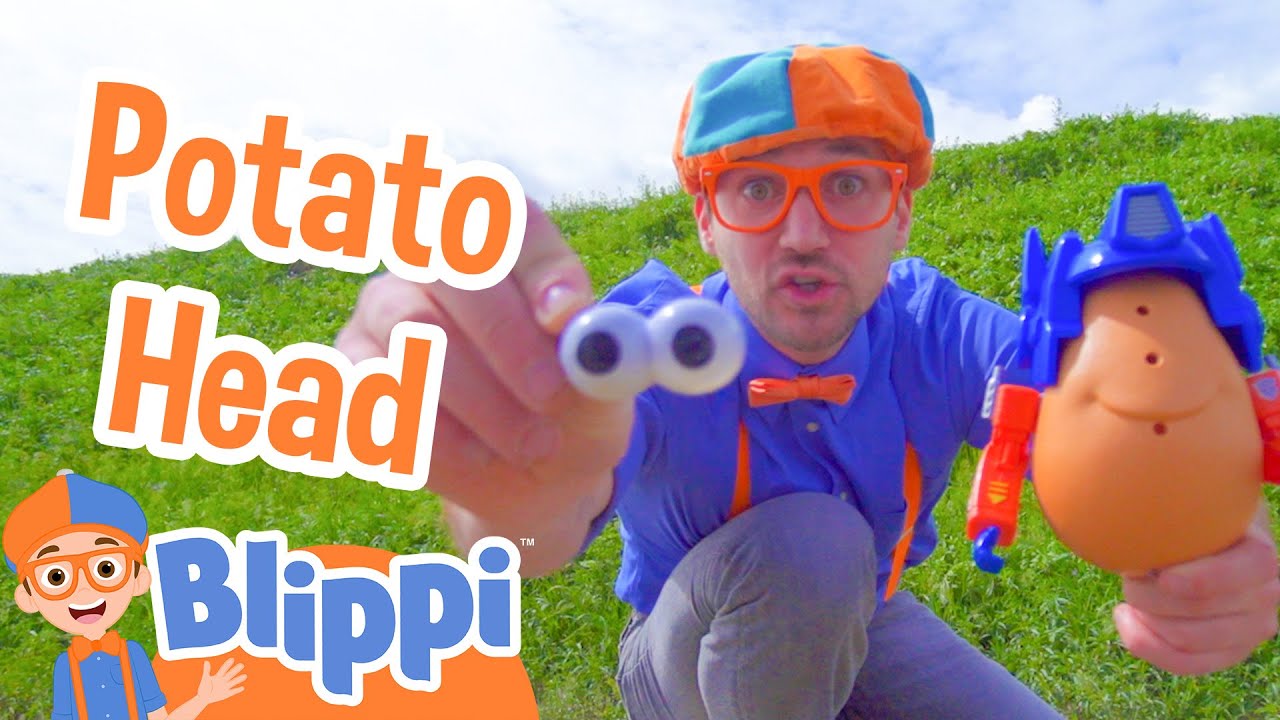 PLAYTIME with Blippi | Blippi Visits a Farm and Finds Potato Heads ...