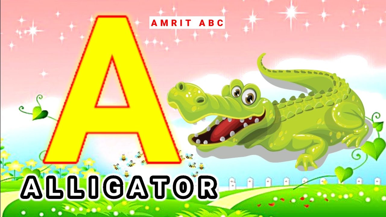 a for alligator | abcd | phonics song | a for alligator b for ball c ...