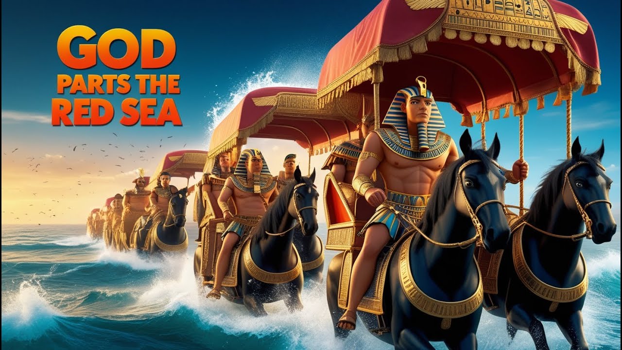 Bible story for kids/ God Parts the Red Sea/ A Story of Trust/ Watch as ...