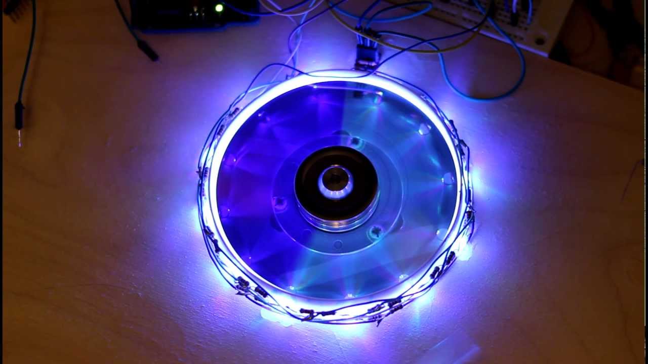 Harddrive clock - arduino based - YouTube