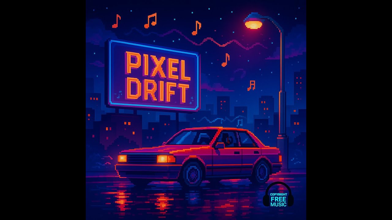 Pixel Drift | Futuristic Synthwave / Chill Electronic | Copyright Free ...