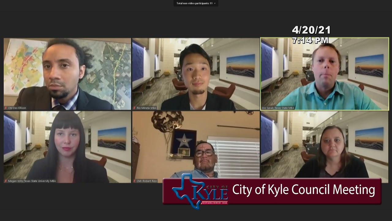 Kyle City Council Meeting April 20 2021 - YouTube
