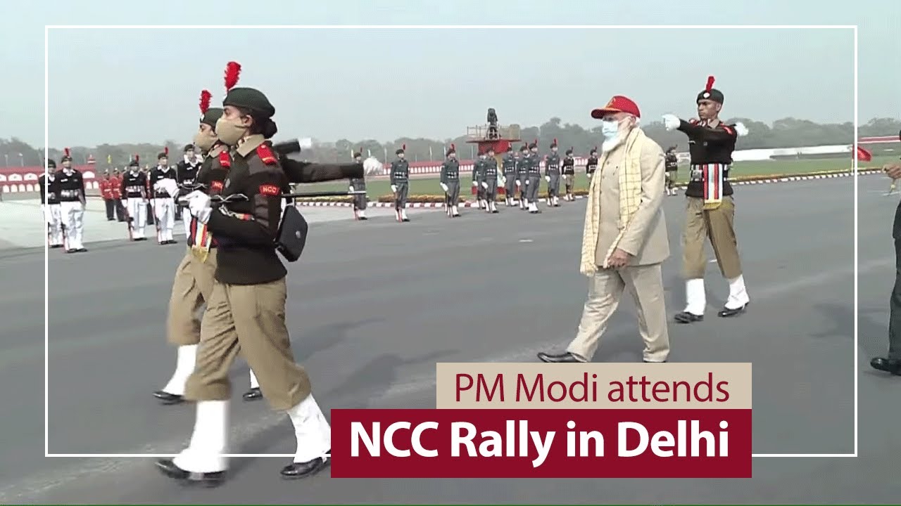 PM Modi attends National Cadet Corps (NCC) Rally at Cariappa Ground in ...