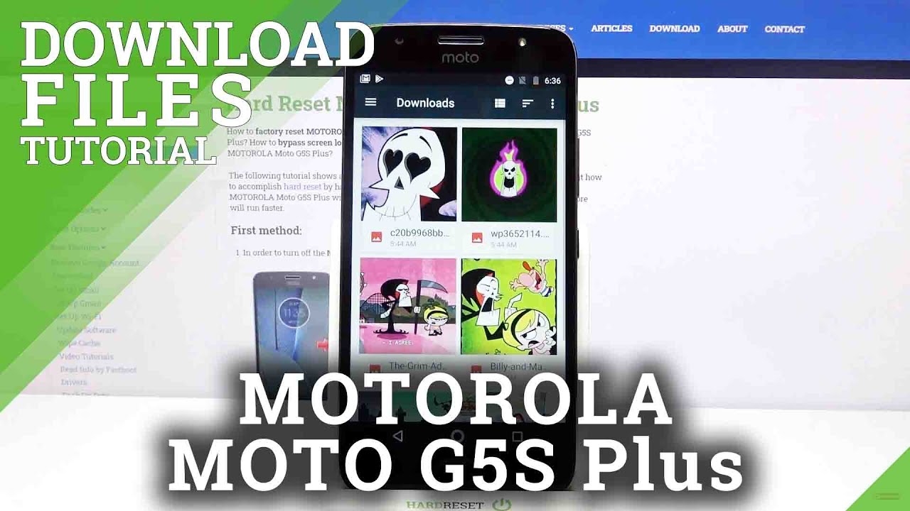How to Find Folder With Downloads in Motorola Moto G5S Plus - Locate ...