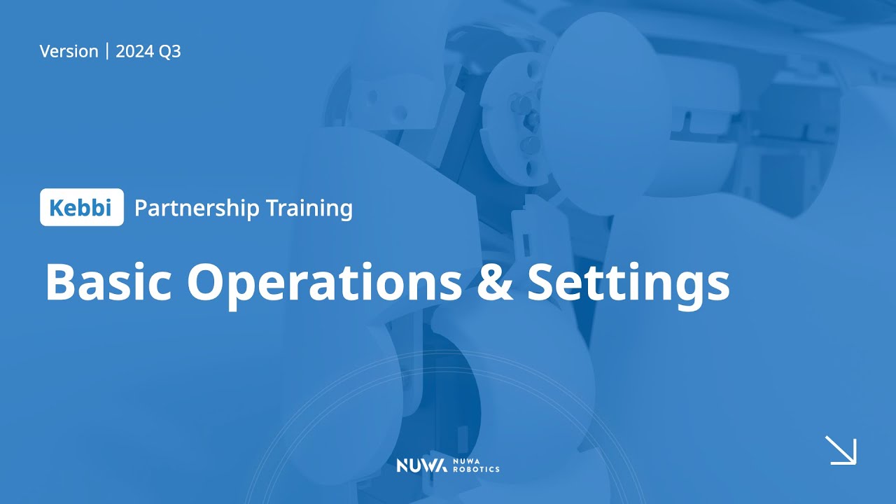 PartnershipTraining - Kebbi 03 basic operations settings - YouTube
