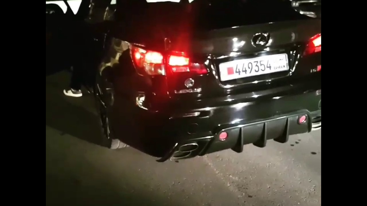 Insane Lexus isf shooting flames 😍 - YouTube