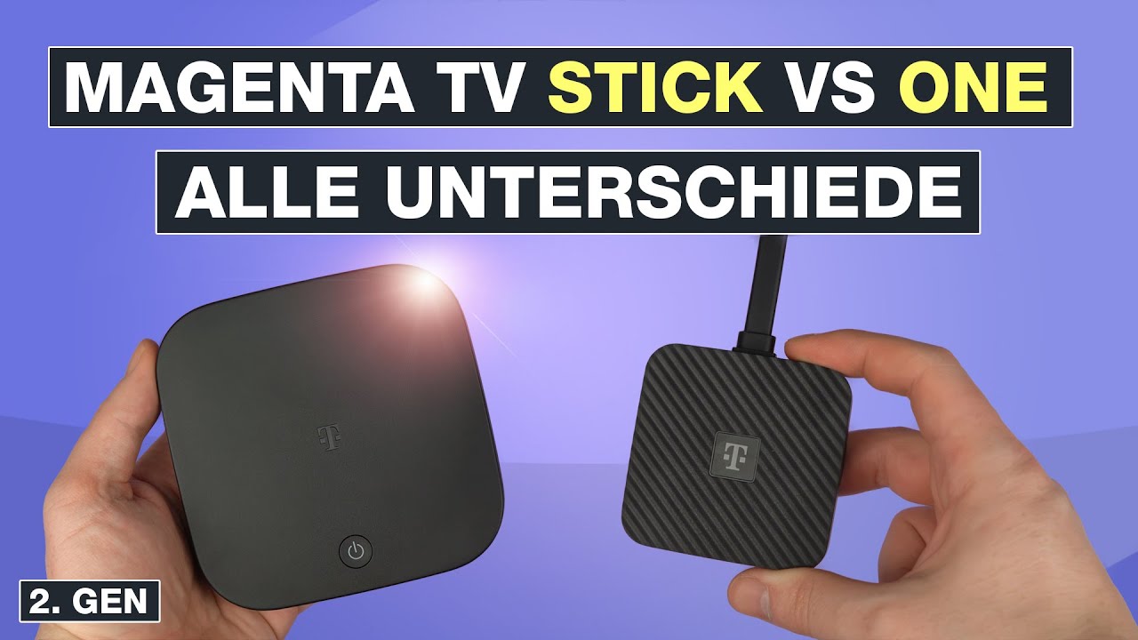 Magenta TV Stick vs Magenta TV One im Vergleich (2. Generation ...