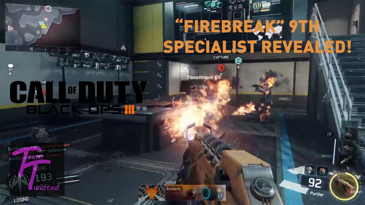 "Firebreak" 9th Specialist Revealed Call of Duty Black Ops 3 ...