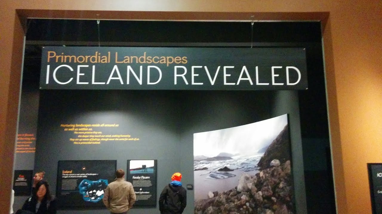 Primordial Landscapes: Iceland Revealed exhibit at the Smithsonian ...