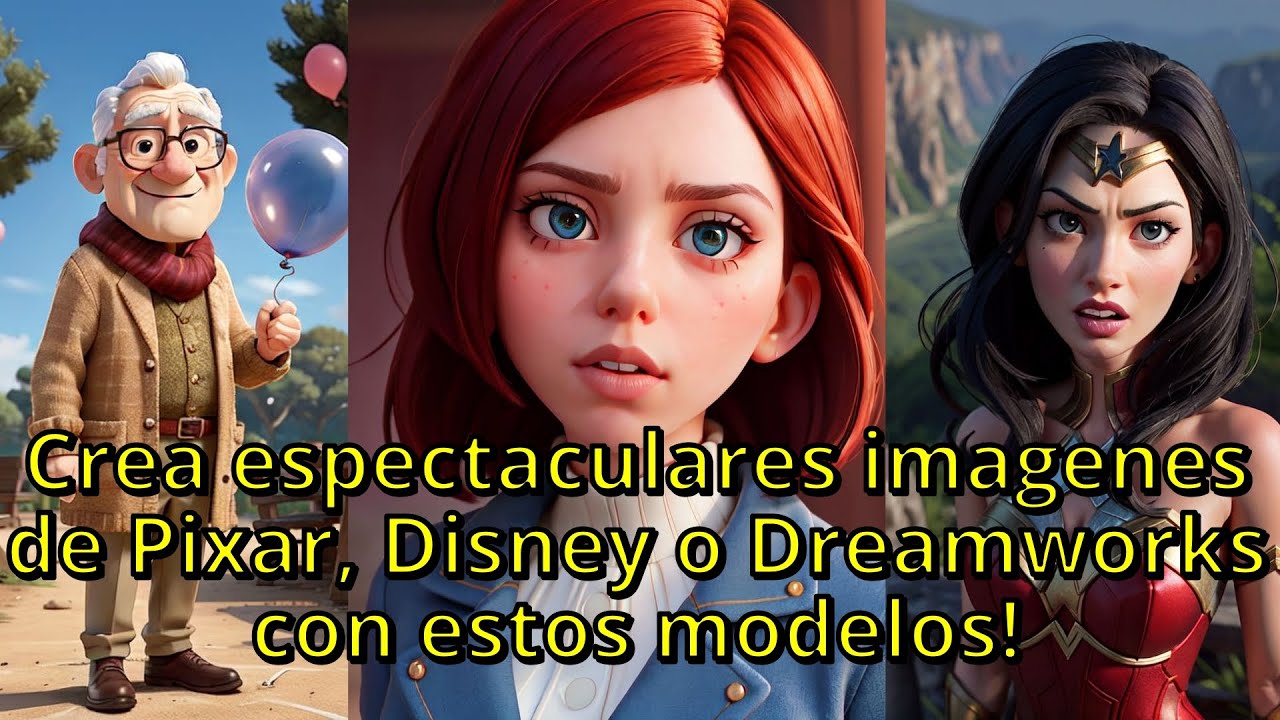 Crea imágenes como Disney o Pixar! Stable Diffusion en español - YouTube