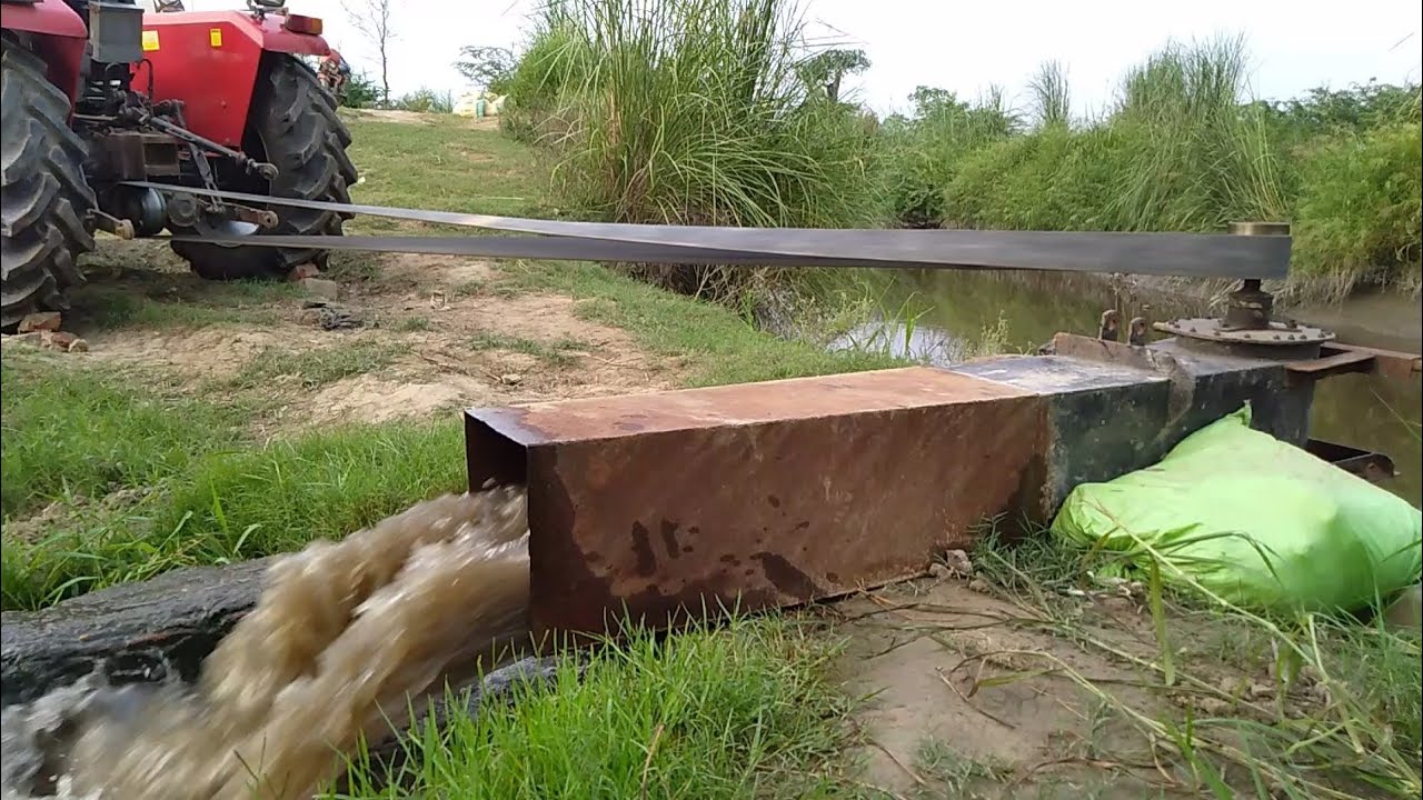 how to make Tractor farming water pump - YouTube