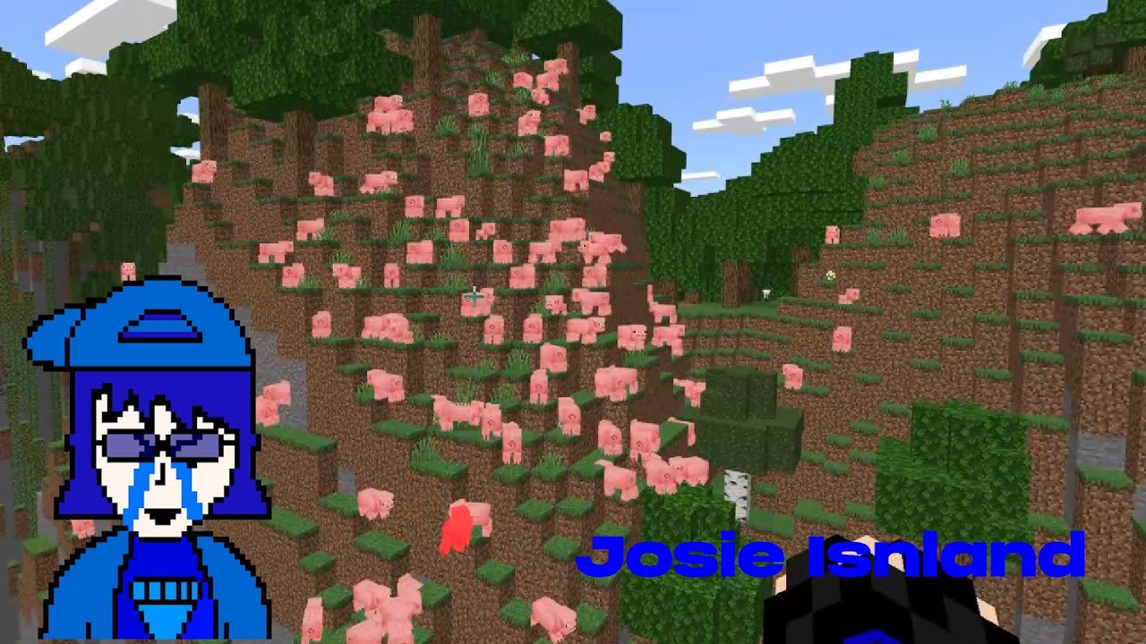 WELCOME TO JOSIE ISLAND! 🐖🐷 - Minecraft GoofCraft - YouTube