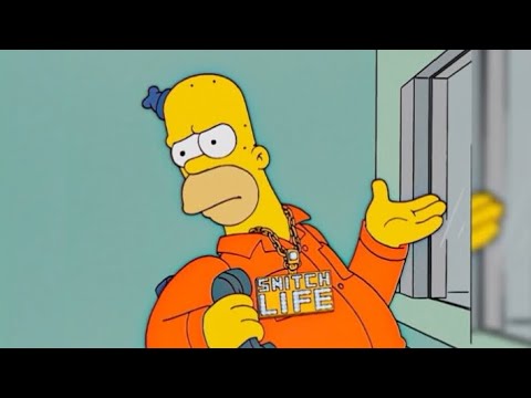 What Happens When Homer Becomes Snitch In Prison - YouTube