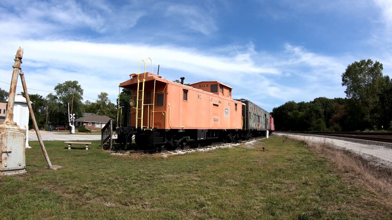 Griffith IN, a look around the Railroad Park - YouTube