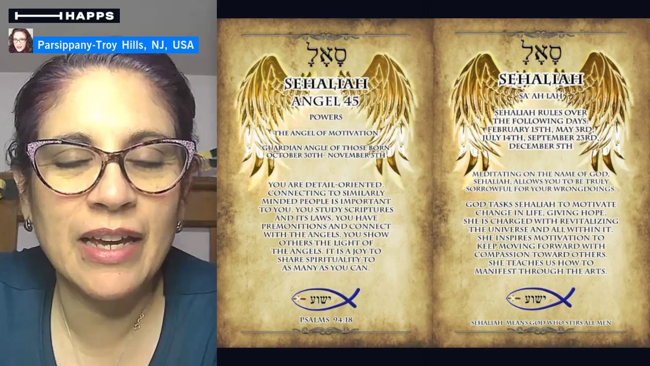 The 45th name of God, Sehalia Angel of Motivation - YouTube