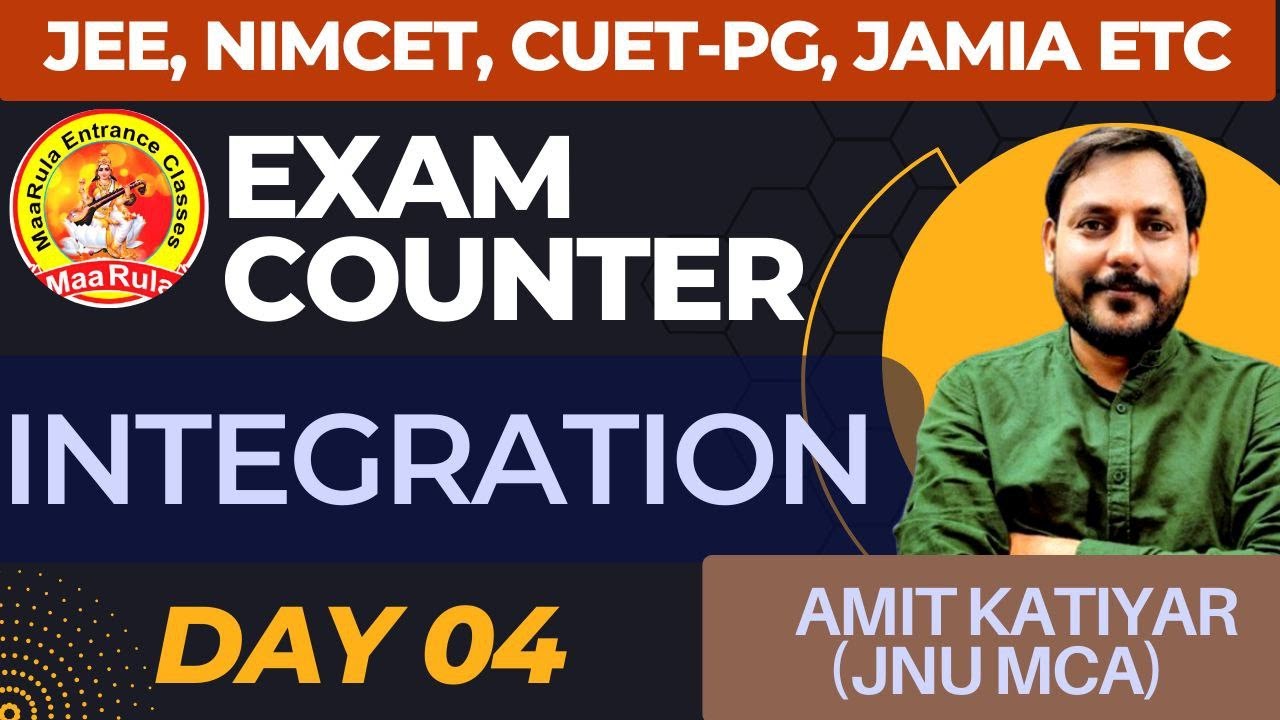 INTEGRATION | EXAM COUNTER DAY 4 | MAARULA CLASSES - YouTube