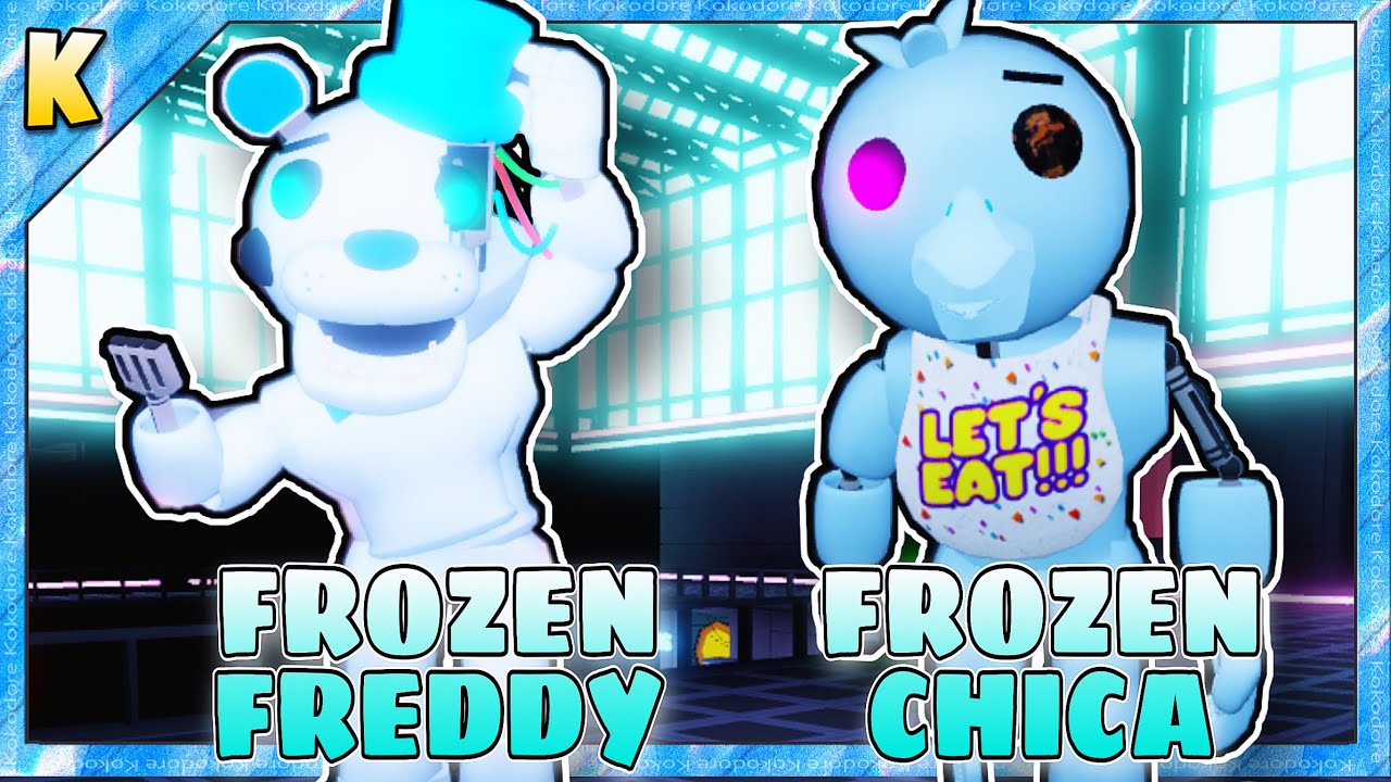 How To Get "FROZEN FREDDY" & "FROZEN CHICA" BADGE + SKIN/MORPH IN FNAF ...