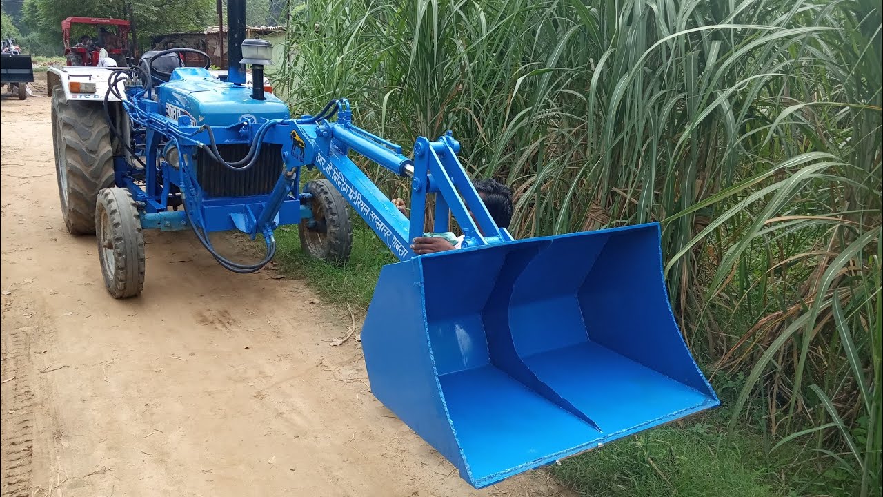 Tractor double pressure jack front loader 8077193721,9149211468 - YouTube