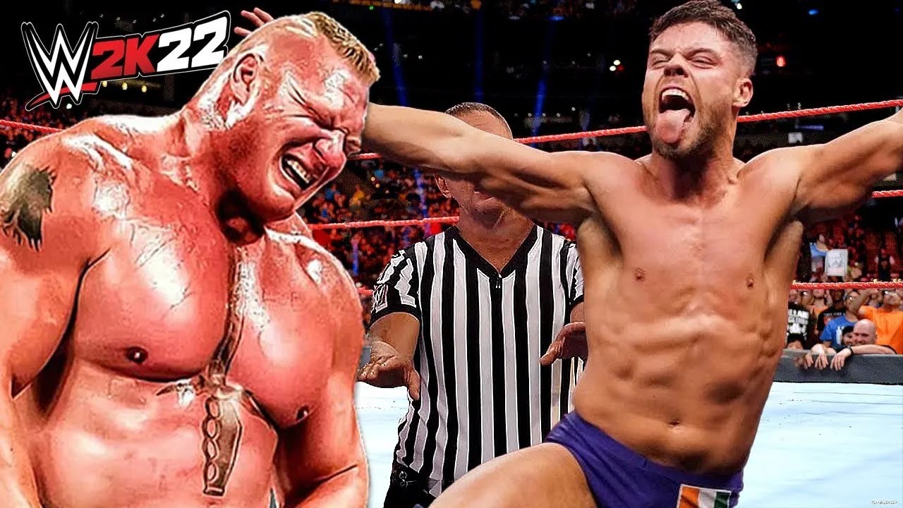 Brock Lesnar vs. Jordan Devlin (WWE 2K22) - YouTube