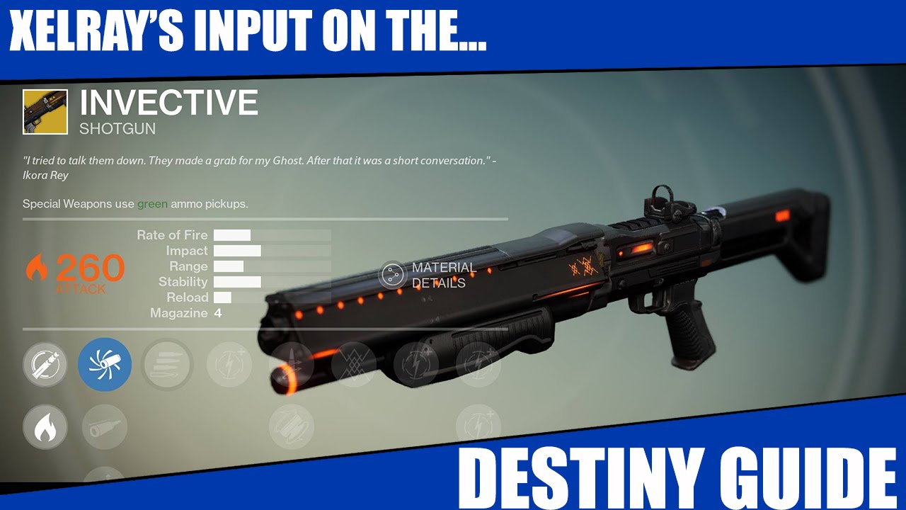 Destiny - Invective - Guide and Info. Exotics Episode 8 - YouTube