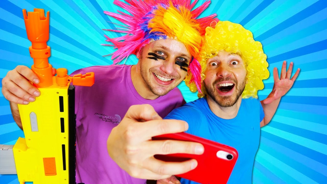 Mobile Games vs Nerf Blasters: Try Not to Laugh Challenges & Funny ...