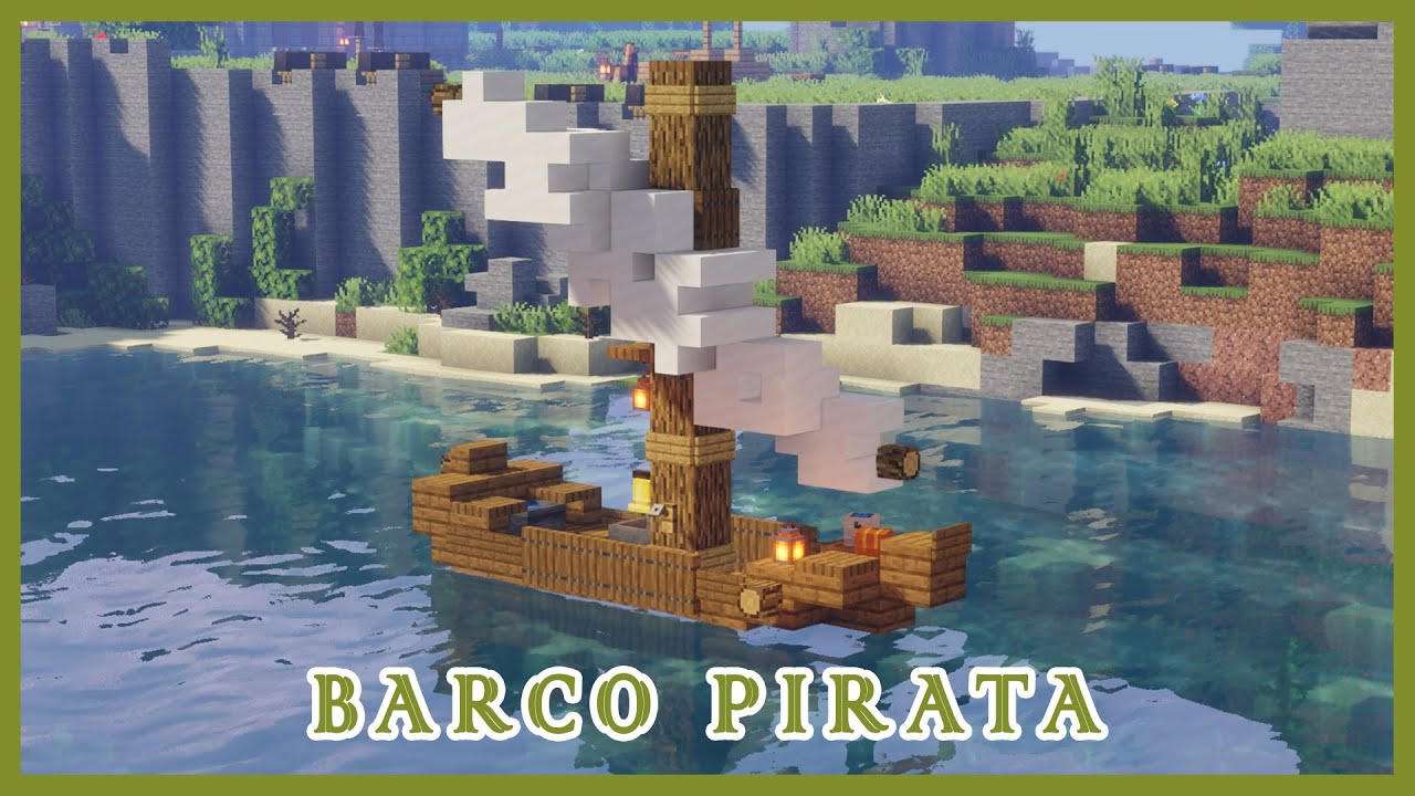 Barco De Pesca De Minecraft