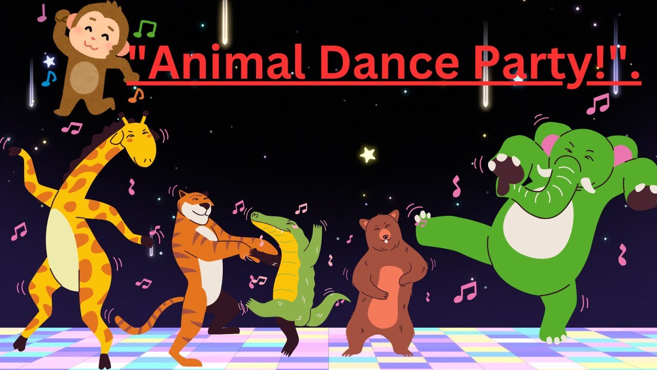 Animal Dance Party🐙l Animal Dance Song l The Animal Dance🐊🐒 # ...