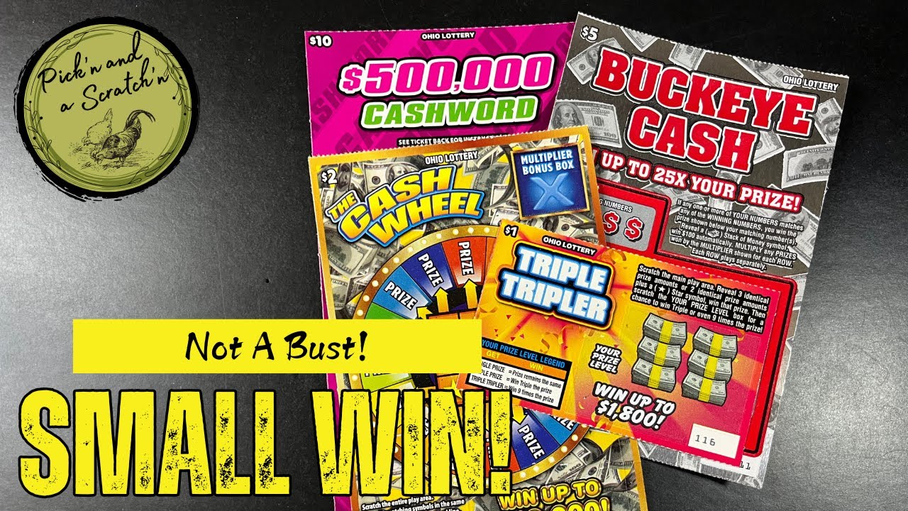 Merry Christmas. SMALL WIN! Not A Bust! Ohio Lottery Scratch Off ...