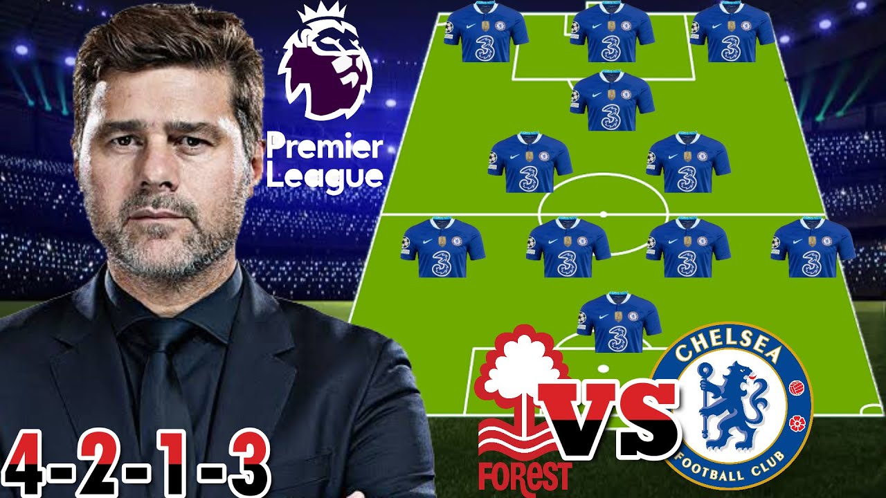 "SILVA OUT", BEST CHELSEA POTENTIAL 4-2-1-3 LINEUP VS NOTTINGHAM FOREST ...