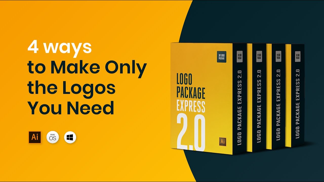 4 Ways to Make Logos with Logo Package Express (Legacy) - YouTube