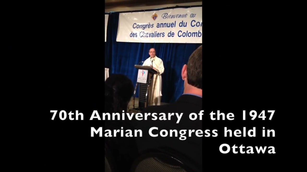 Bishop Damphousse - Canadian Marian Reconsecration Announcement - July ...
