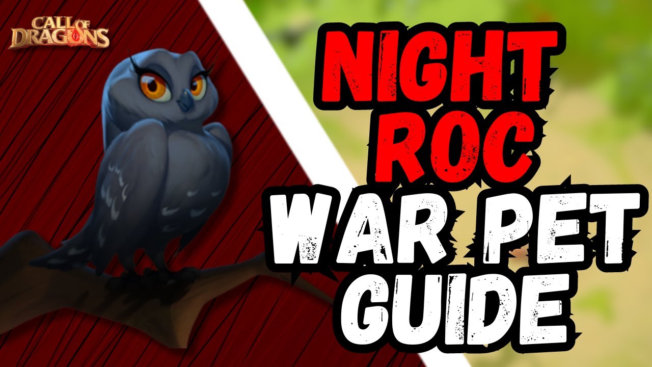 Night Roc War Pet! | Full Guide To The Top | Call of Dragons - YouTube