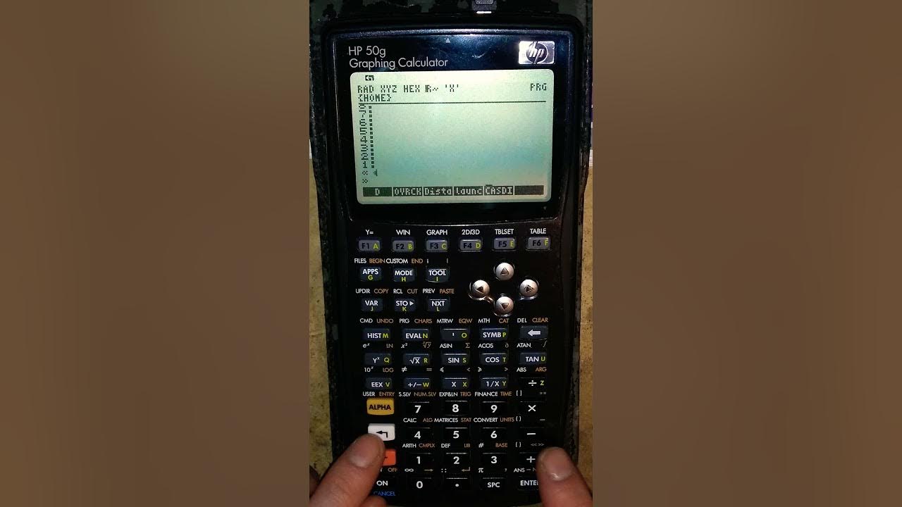 HP 50g RPN/RPL programming simple applet with form to input data and calculate on it. - YouTube