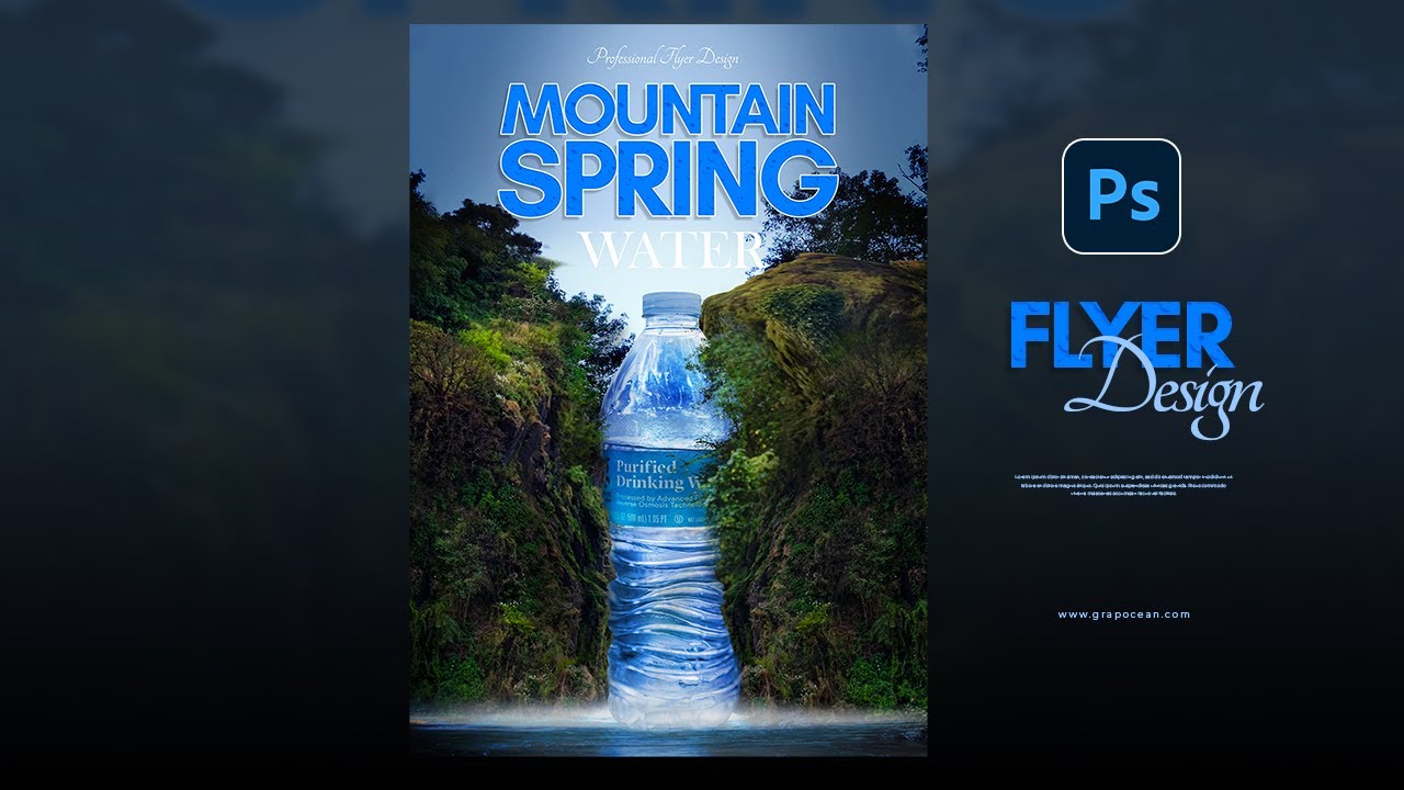 How to design product promotional Flier | Adobe Photoshop Tutorial ...
