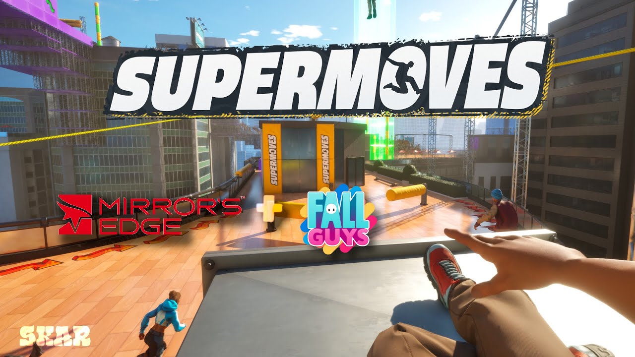 Mirror's Edge meets Fall Guys | Supermoves Freerun - The Ultimate Parkour Showdown | Solo Run ...