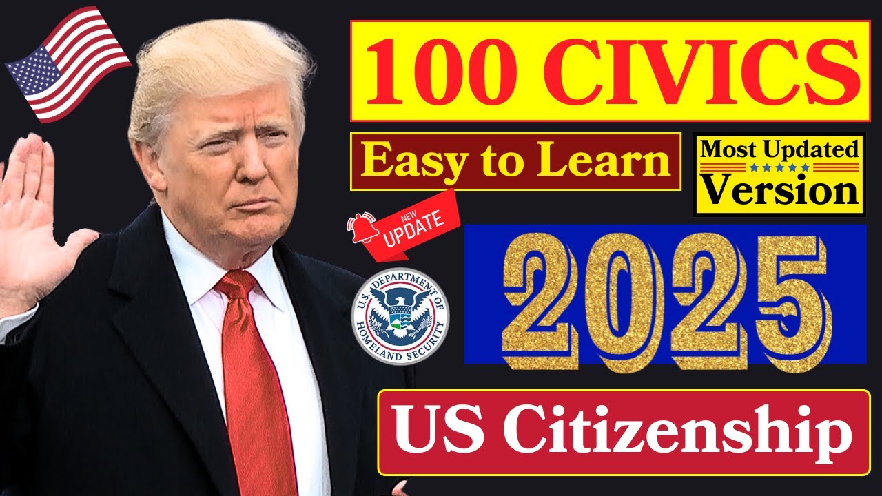 2025 random 100 civics questions and answers - US citizenship interview ...