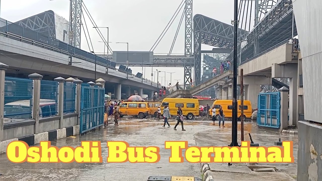 My First time using the Oshodi Bus Terminal in Lagos, Nigeria - YouTube