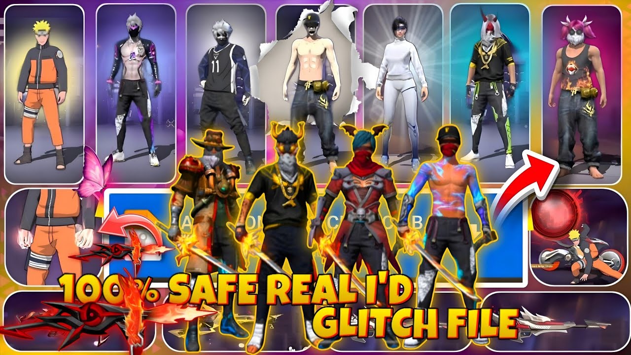 10MIN ️ 10X WORKING ️ FF GLITCH FILE'S OB50 ‼️ ff bundle config file ‼️ ...