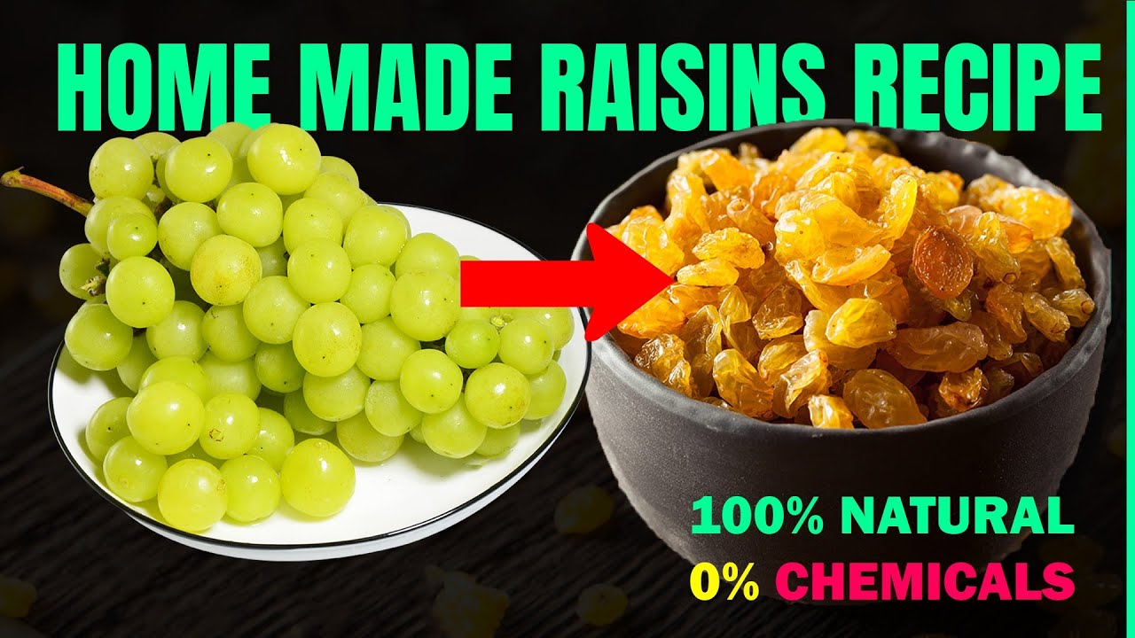 Home Made Raisins Recipe ||How to Make Raisins|| Home Made Dry Grapes # ...