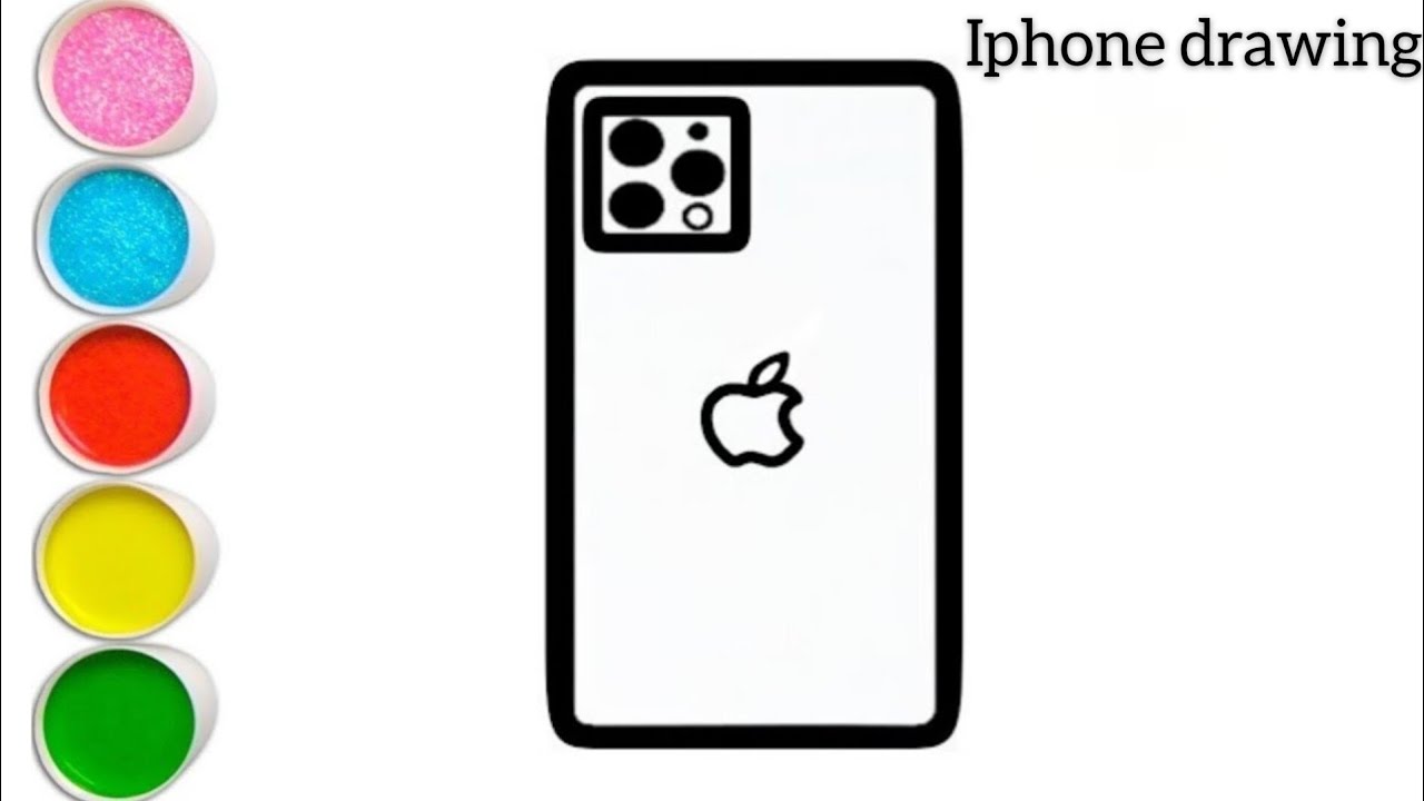 IPhone Drawing, Painting & Coloring for kids & toddlers | Phone ka ...