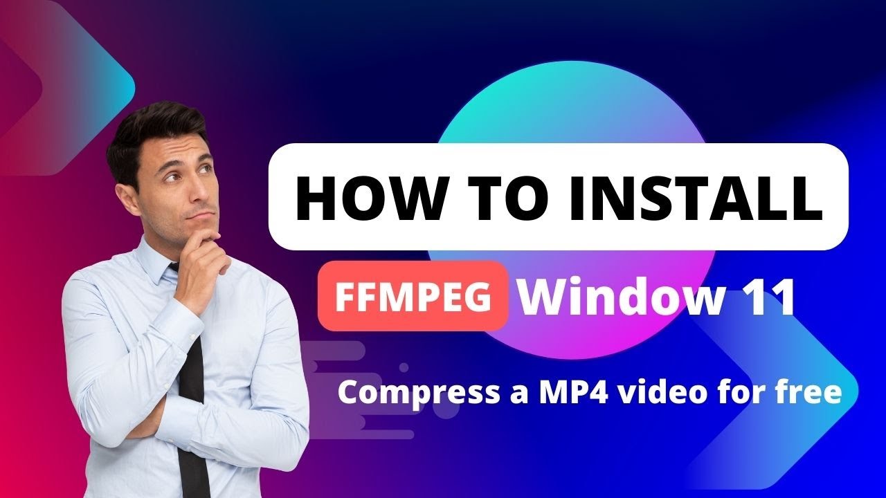 install ffmpeg and compress mp4 videos - YouTube