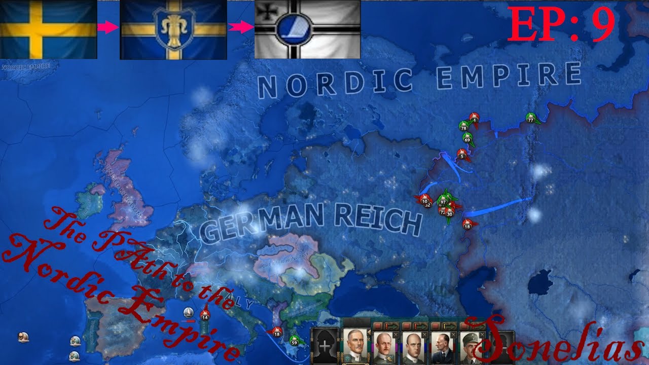 HOI4 - Sweden: Forming the Nordic Empire - 09 - Pushing the Soviets ...