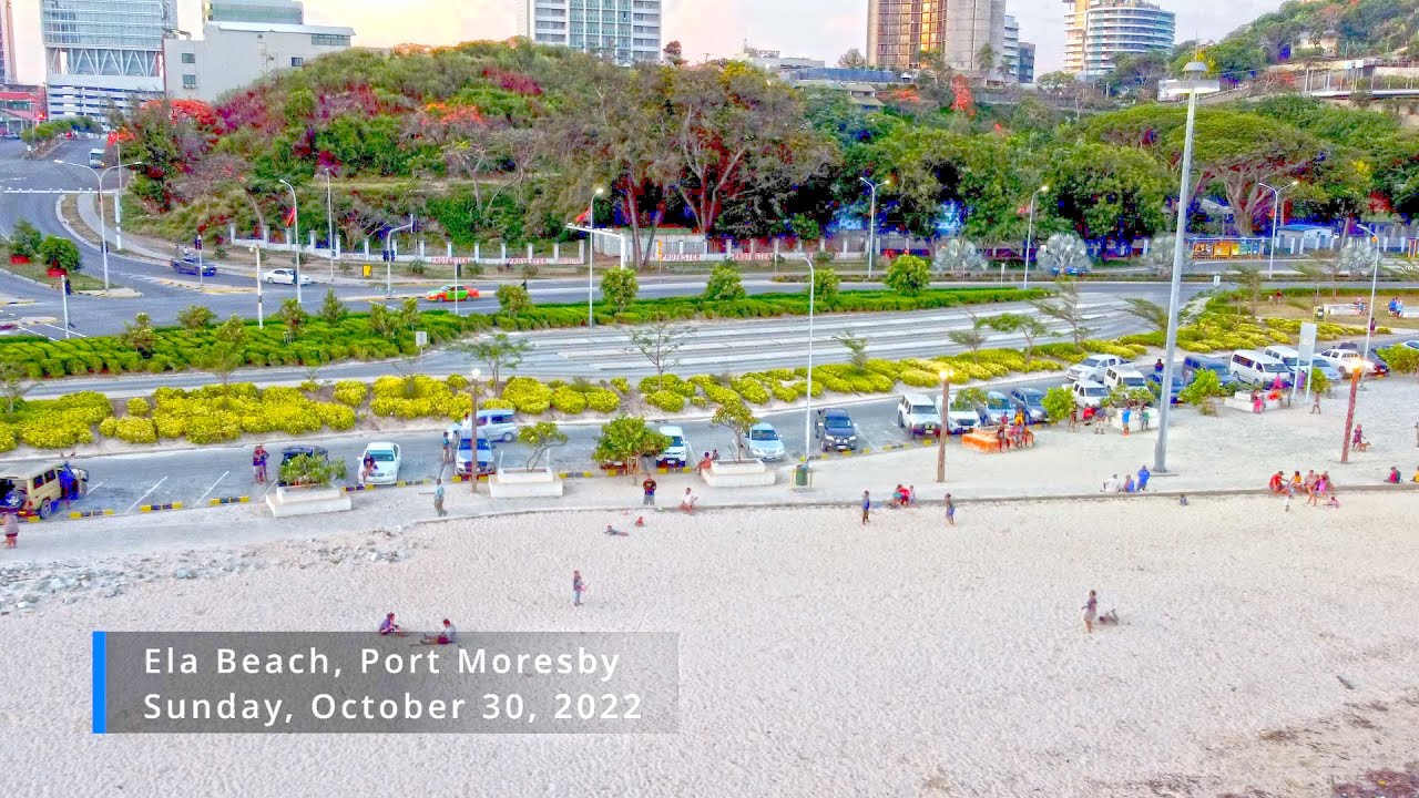 Sunday afternoon at Ela Beach, Port Moresby, Papua New Guinea - YouTube