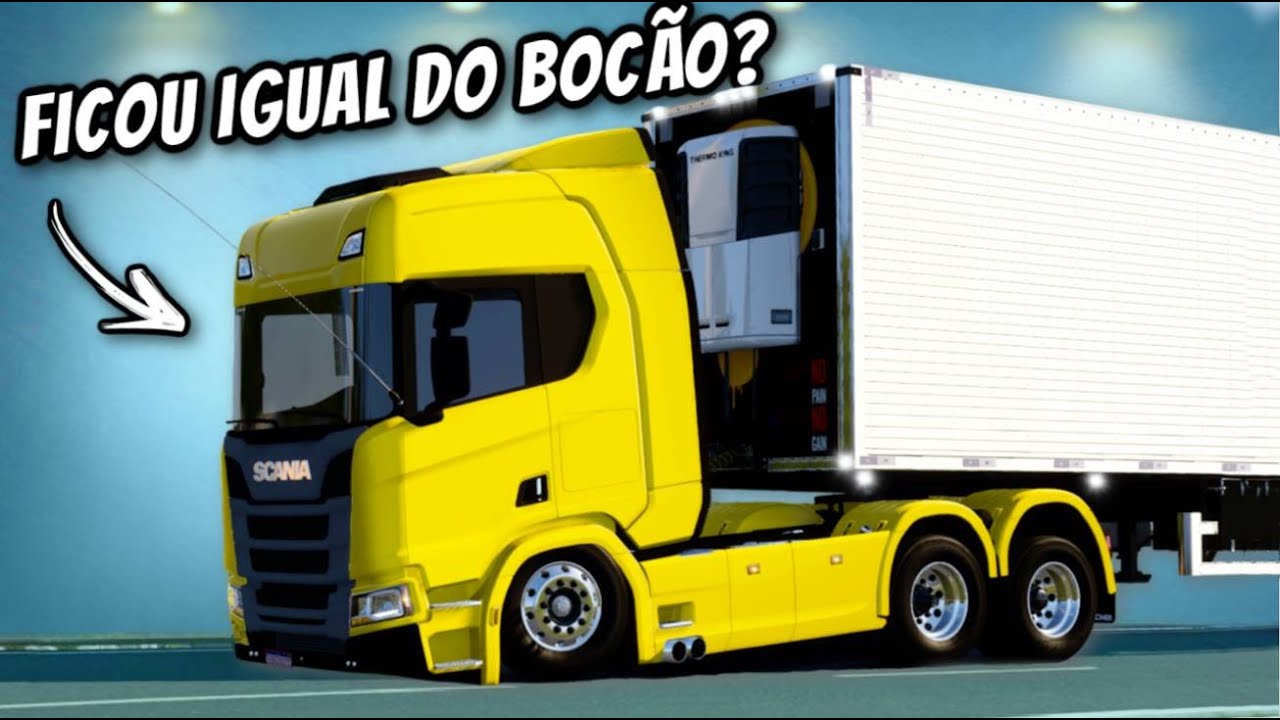 MONTEI A SCANIA DO BOCÃO GFM COM MODS GRÁTIS NO ETS2 - YouTube