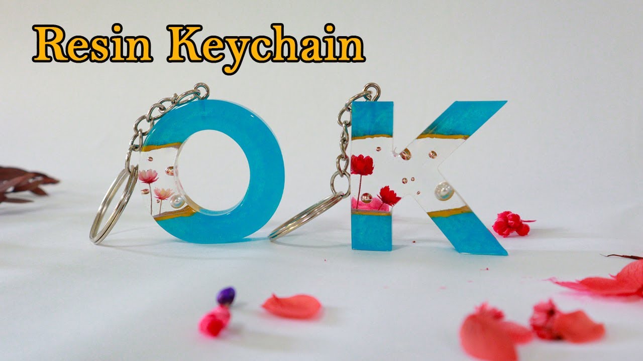 New Idea for Resin Keychain | Resin art for beginners Step by Step ...